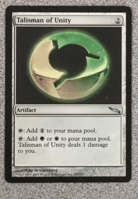 MAGIC THE GATHERING TALISMAN OF UNITY 1X- MIRRODIN - UNCOMMON - LP ...