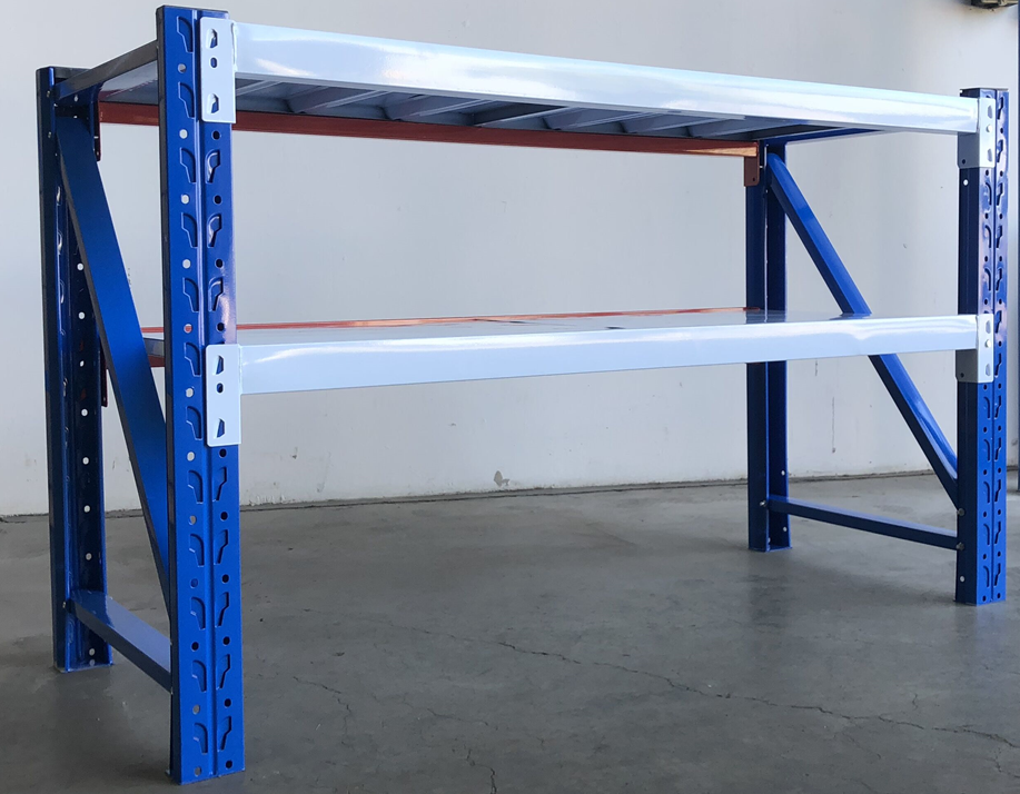 New 1/1.5/2mX0.9mX0.6m 400KG Adjustable Work Bench/Storage Racking ...