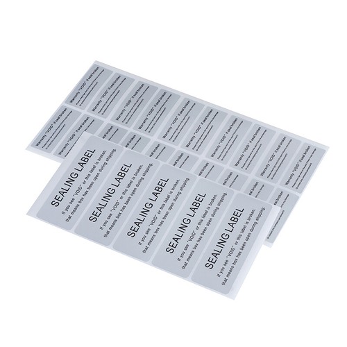 100pcs Stickers English Void Disposable Blank Void Anti Disassembly ...