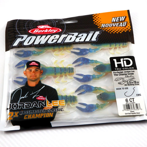 BERKLEY POWERBAIT THE CHAMP CRAW - HD MOLTING CRAW 3.5" Soft Fishing ...