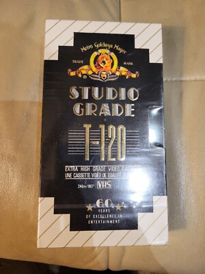 MGM Studio Grade T-120 Video Blank VHS tapes Recordable Sealed | eBay