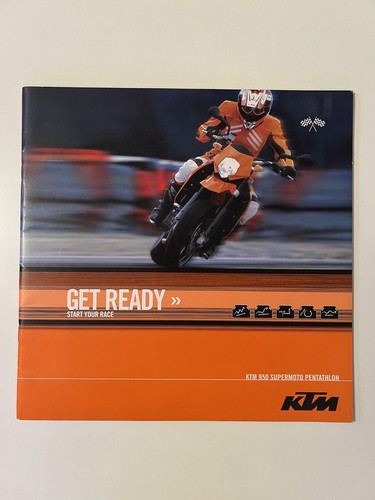 Catalogue Brochure KTM 950 Supermoto Pentathlon 2006 Français | eBay
