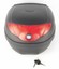 MOTORCYCLE SMALL TOP BOX 24L UNIVERSAL FITTING LIGHTWEIGHT LUGGAGE BOX ...
