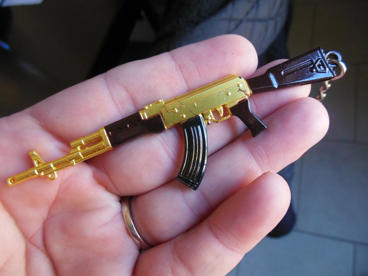 Gold Kalashnikov Ak 47