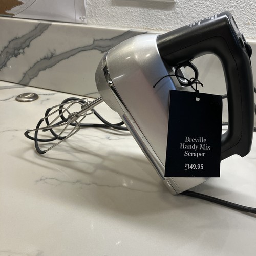 Breville Handy Mix Scraper 9-Speed Hand Mixer, Stainless-Steel. BRAND ...