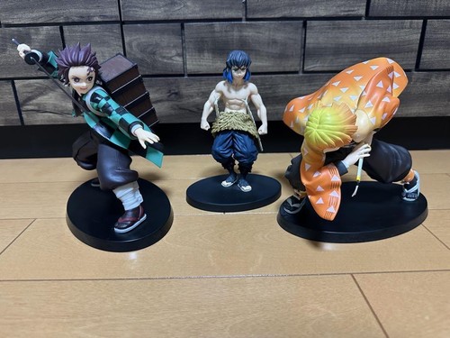 Kamado Tanjiro Agatsuma Zenitsu Hashibira Inosuke Figure Set Of 3 | eBay