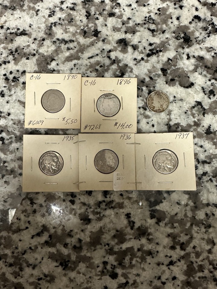 Liberty V & Buffalo Nickel Lot (MANY KEY DATES!) | eBay