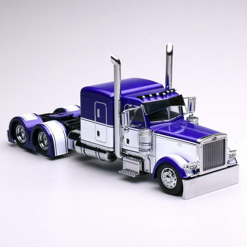 3PC 1:64 Scale Peterbilt 379 Low Profile Die-Cast Truck Model Alloy Car ...