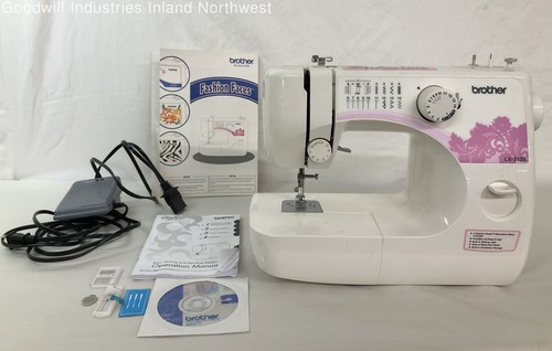 Brother LX-3125 Fashion Faces Convertible Free Arm Sewing Machine, DVD ...
