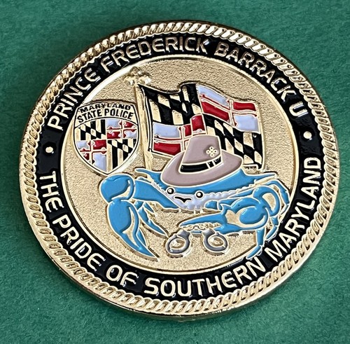 Maryland State Police “Prince Frederick Barrack U” Challenge Coin | eBay