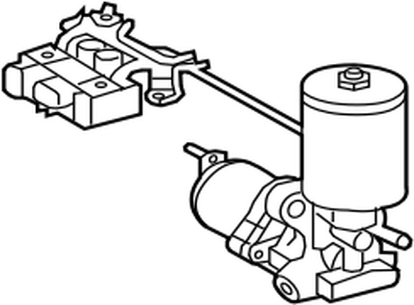 47070-48060 Toyota Pump assy, brake booster 4707048060, New Genuine OEM ...