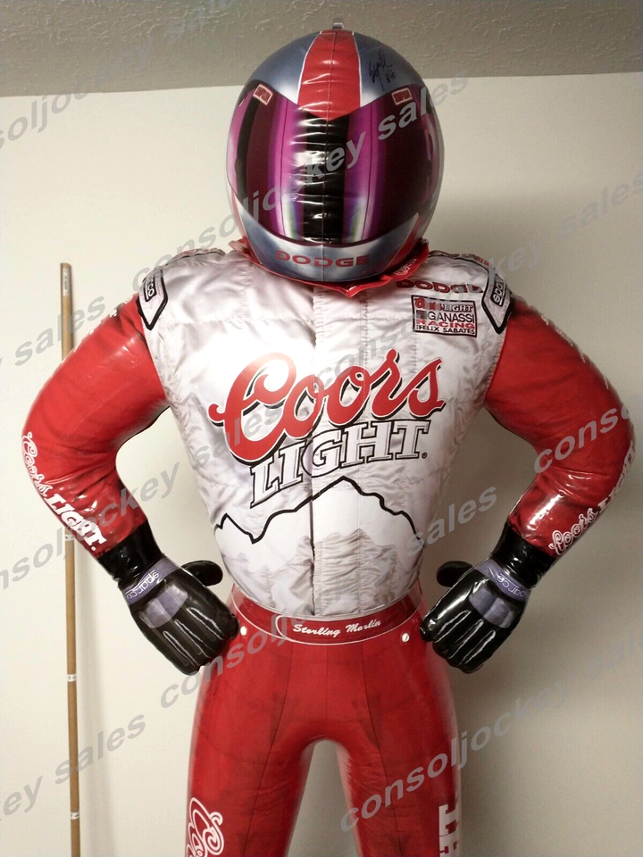 Coors Light 6ft+ Inflatable Chip Ganassi Race Car Driver Indy Unused No ...