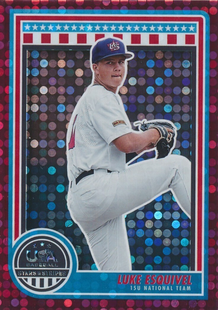 2025 Panini Stars and Stripes - Luke Esquivel #61 Red /199 (RC) for ...