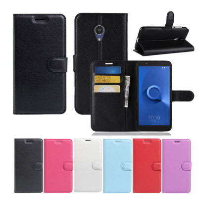 New Premium Leather Wallet PHONE Case TPU Cover For JB Alcatel 1SE / 1 ...