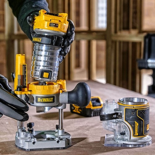 DeWalt DCW604NT 18v XR Cordless Brushless 1/4" Plunge Router and ...