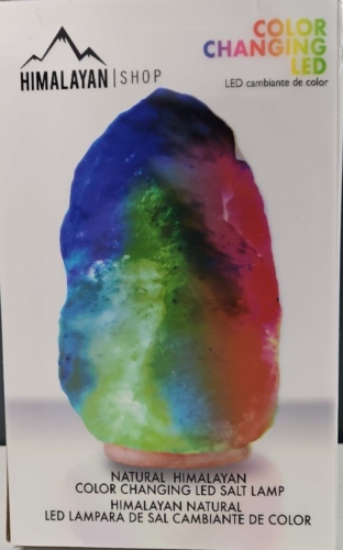 Himalaya Shop Natural Himalayan Color Changing LED Salt Lamp ...