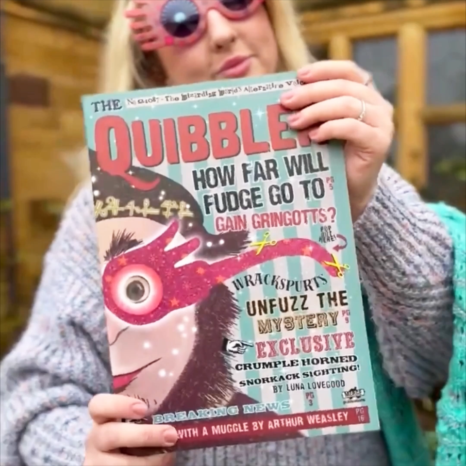The Quibbler Magazine Harry Potter Hogwarts School of Witchcraft ...