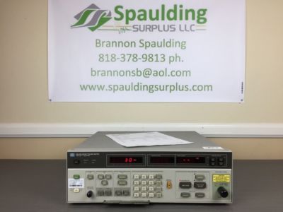 Agilent HP 8970B w/ Opt. 020 10 MHz to 2047 MHz Noise Figure Meter ...