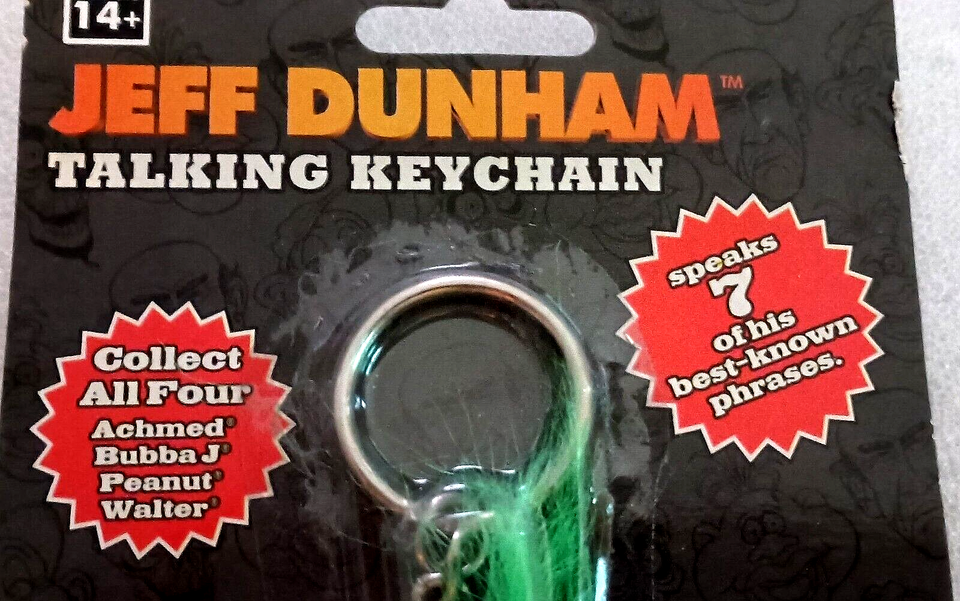 NECA Jeff Dunham Peanut Talking Key Chain New NOS Sealed MOC 2012 Needs ...