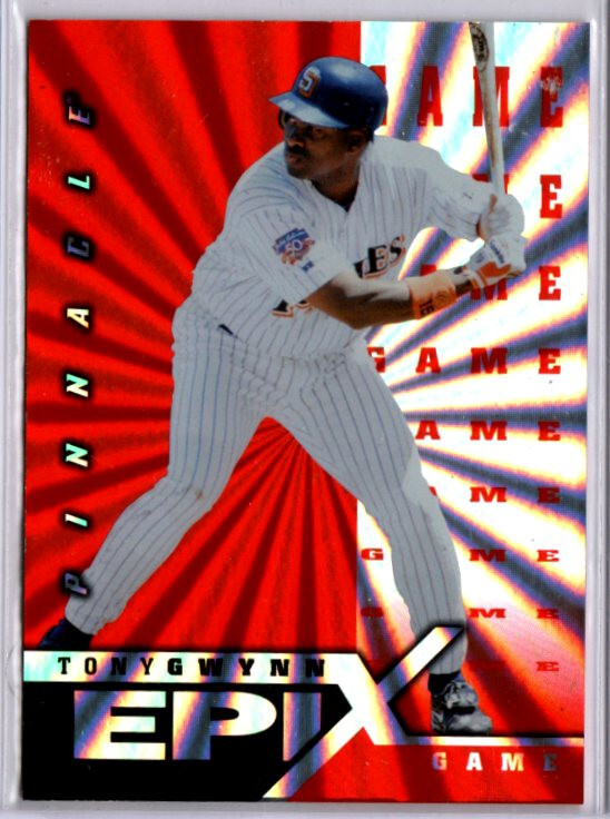 1997 Pinnacle Epix Baseball Orange Game Tony Gwynn INSERT PADRES | eBay
