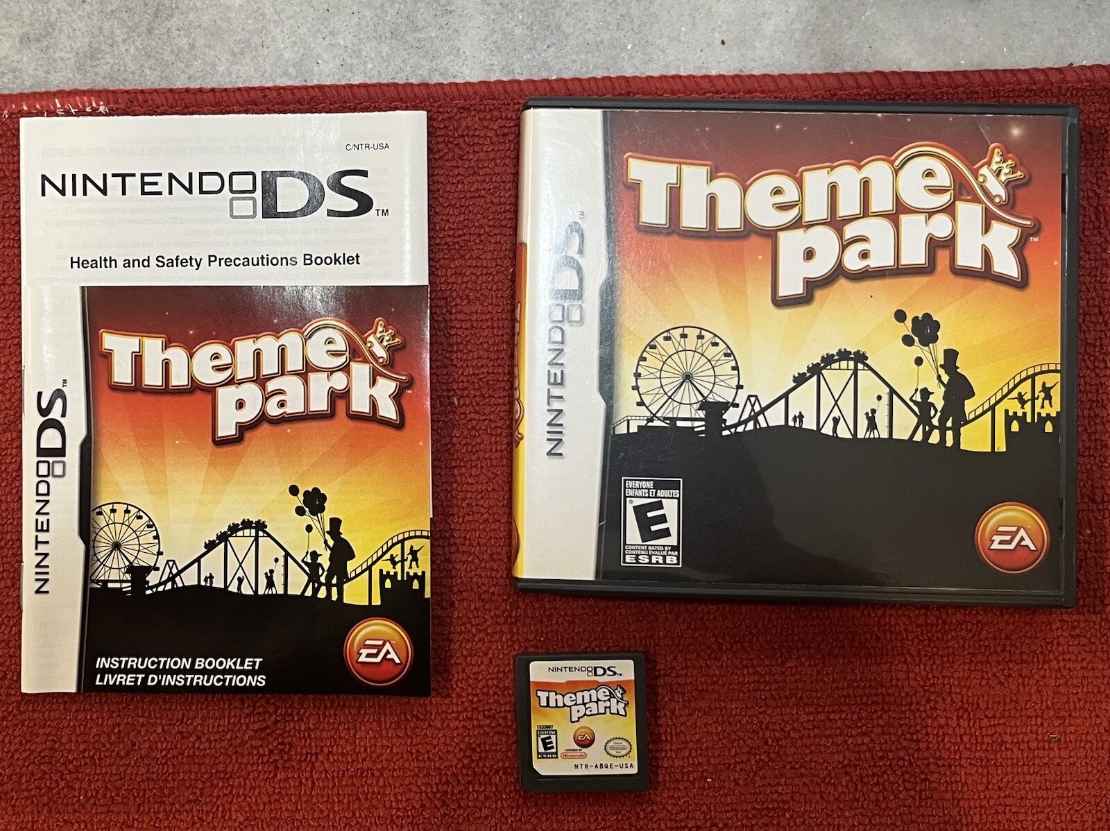 NINTENDO DS THEME PARK WITH MANUAL - EA | eBay