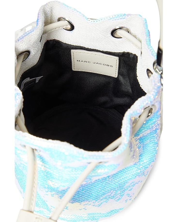 Marc Jacobs The Micro Women Iridescent Sequin Detachable Strap Bucket ...