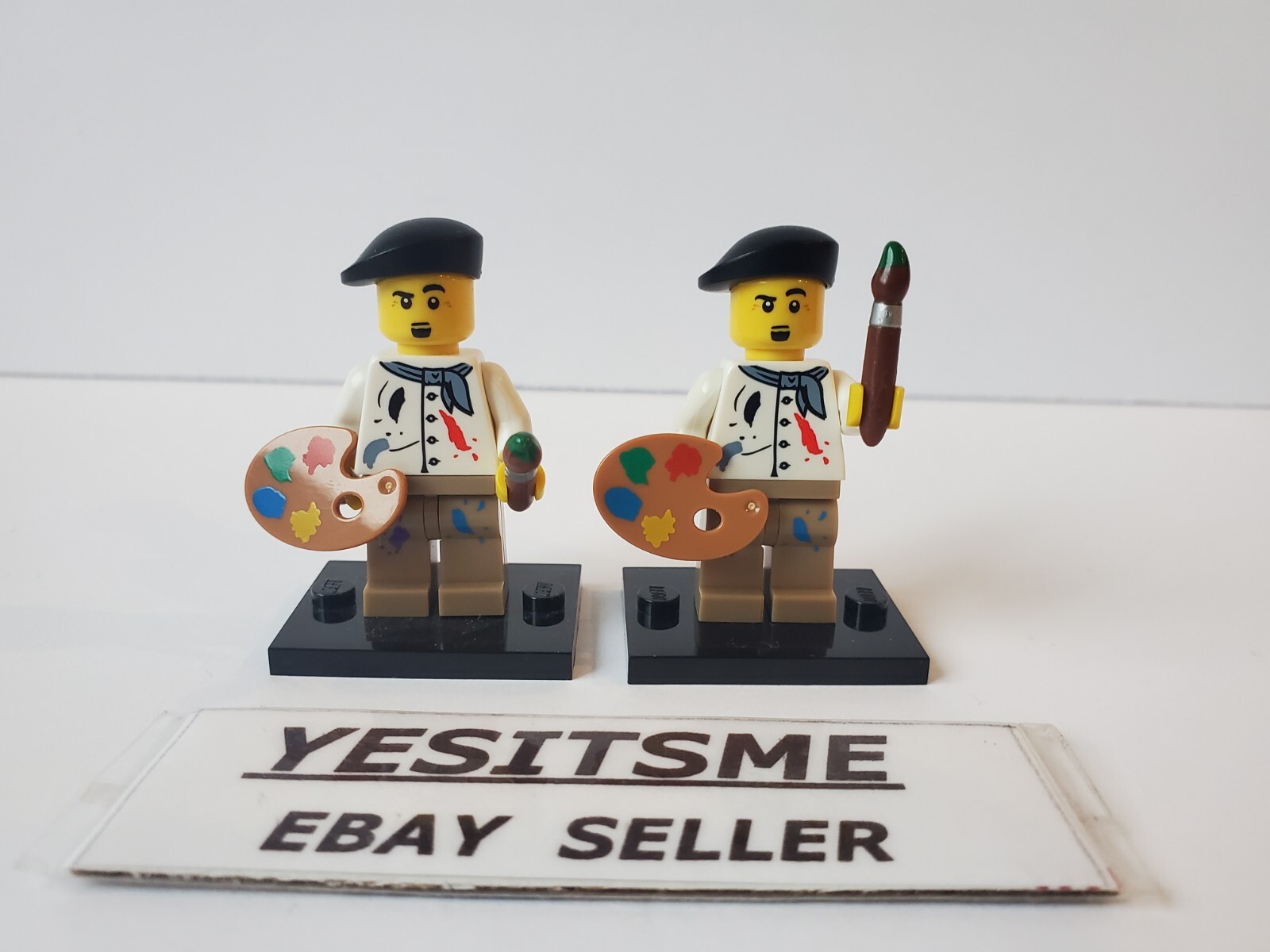 Lego Minifigure Artist Painter lot of 2 8804 Series 4 | eBay