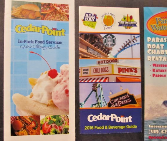 Lot of 12 ~ Cedar Point Amusement Park ~ Some Brochures / Cards You ...