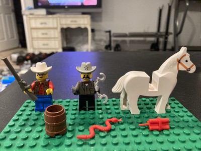 LEGO Western Sheriff Deputy Horse Minifigure Cowboys 6712 6765 6762 ...