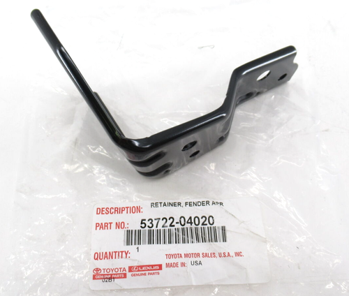 Genuine OEM Toyota 53722-04020 Driver LH Front Fender Retainer 2016 ...