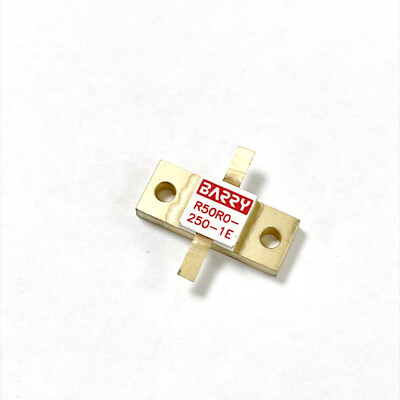 BARRY RFPOWER R50R0-250-1E R50R0 250-1E RF Power Flanged Resistors 250W ...