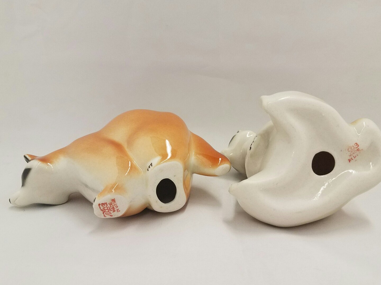 Vintage Raccoon USSR Soviet Russian Lomonosov Porcelain Figurines ...