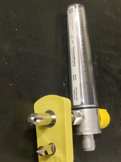 Precision Medical 8MFA 1001 Oxygen Flowmeter 60lpm for sale online | eBay