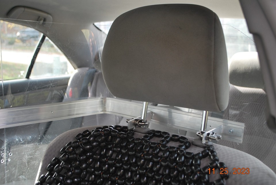 Taxi Uber Lyft Isolation Car Partition Shield Protective Transparent | eBay