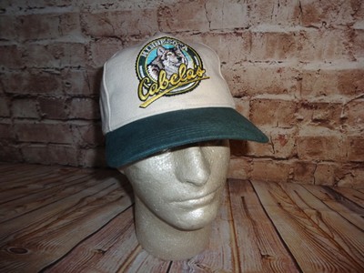 Minnesota Cabela's Baseball Cap Hat Wolf Beige Green Embroidered ...