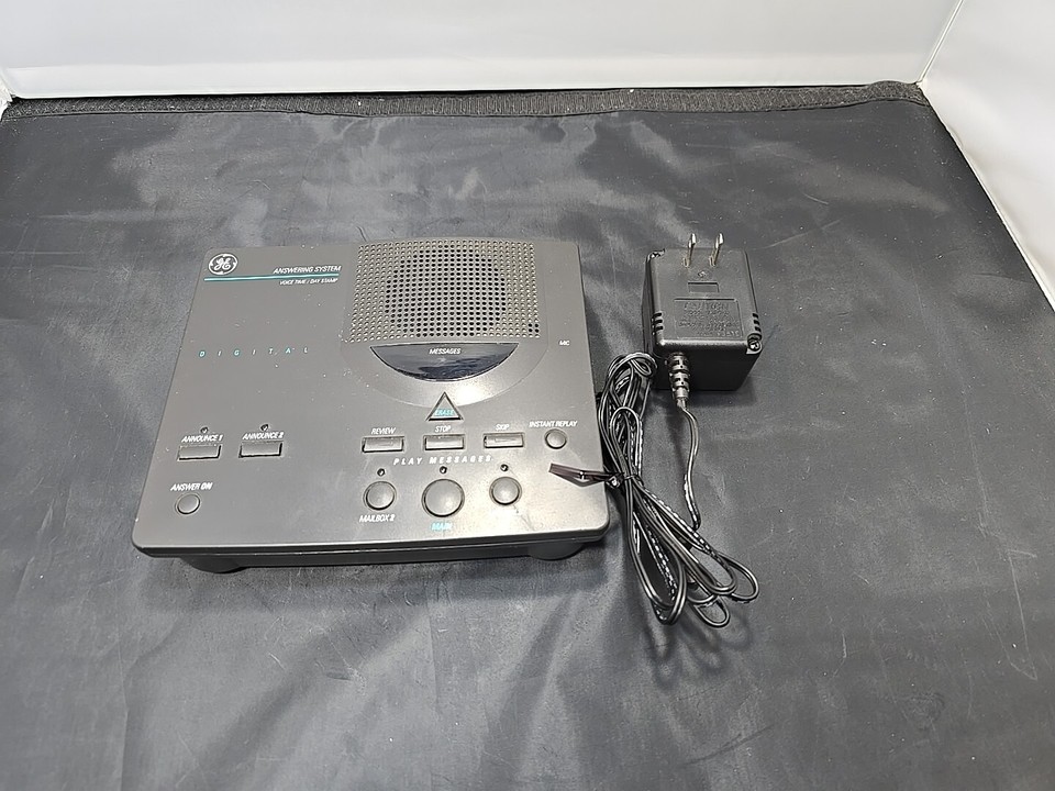 GE Vintage Family Answering System 3 Mailboxes Digital phone Machine ...