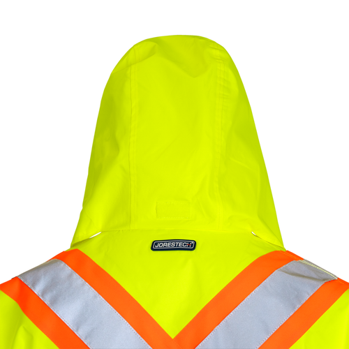 Safety Rain Jacket Reflective Two Tone with X on back Jorestech | eBay