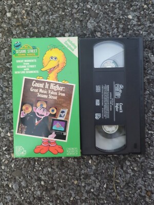 Sesame Street Home Video Count It Higher Great Music Videos VHS 1988 | eBay