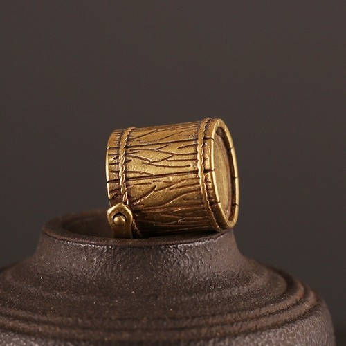 Pure Brass Mini Bucket Keychain Pendant Bag Car Hanging Tea Pet ...