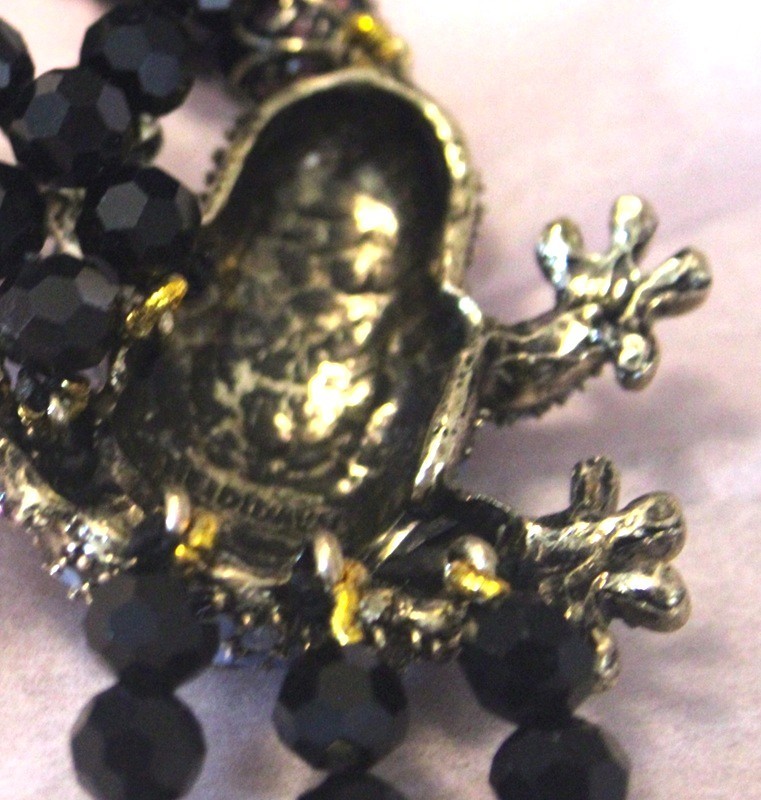 Heidi Daus Inspired Fabulous & Flashy Tree Frog Necklace signed Heidi ...