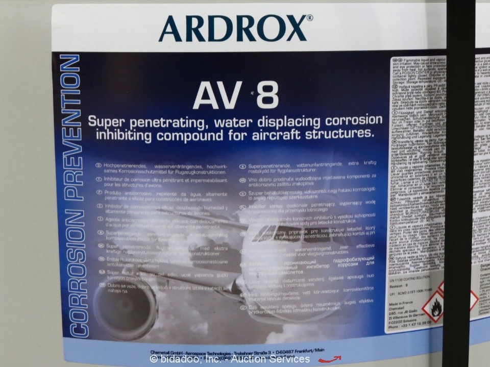 Chemetall ARDROX AV8 Corrosion Inhibiting Compound (2x) 55-Gallon ...