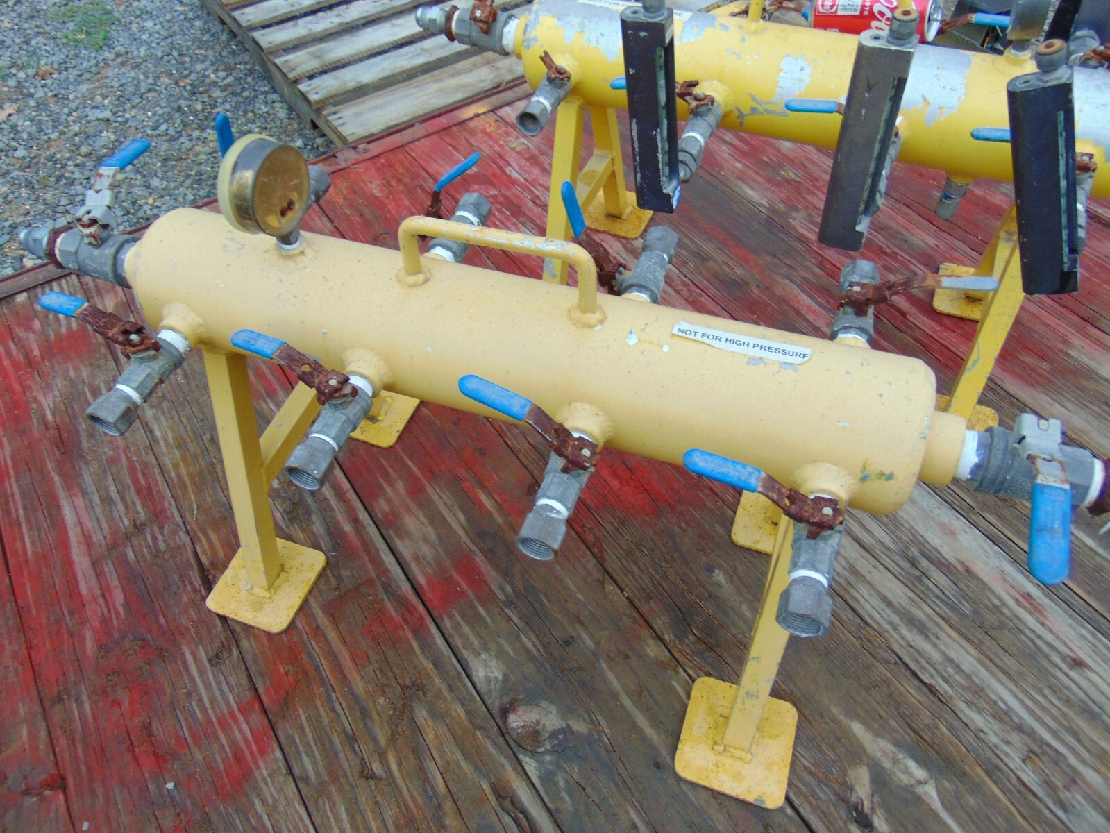 (1) Pneumatic Air Spider Tank Multi-Port for Air Compressor Multi Tools ...