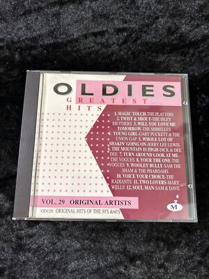 Various Artists - Oldies Greatest Hits Vol. 29 CD - OD129 | eBay