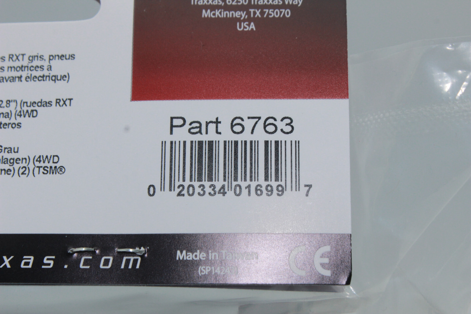 Traxxas 6763 Talon Extreme Tires on Gray RXT 2.8 Wheels Rustler 4WD F/R ...