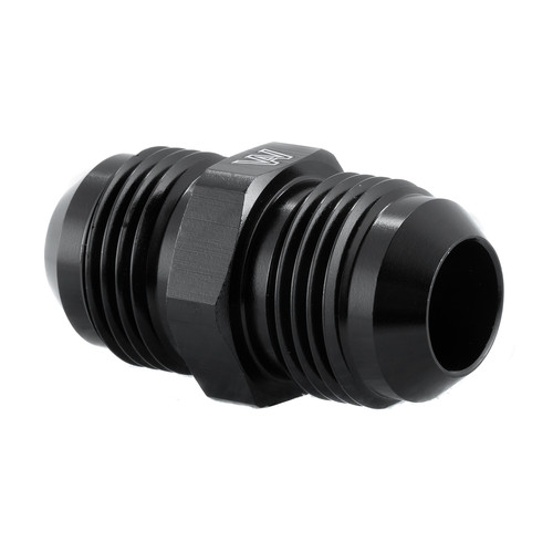 Black -10AN to 10 AN Male Flare Coupler Union Straight Fuel Hose ...