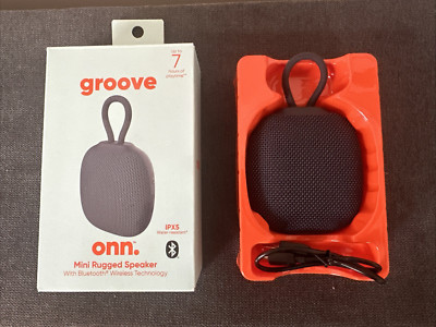 Groove Onn 🔊 Mini Rugged Speaker Bluetooth Wireless Technology Black | eBay