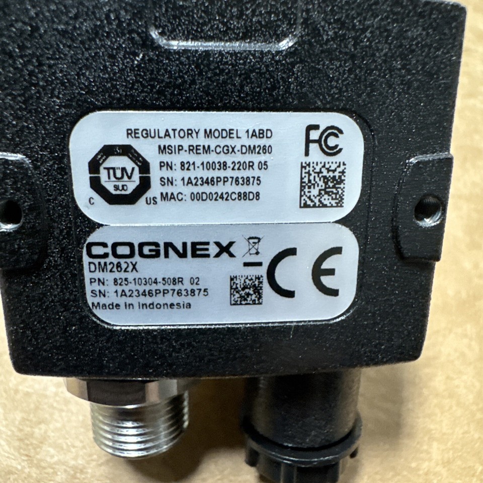 Cognex DM262X Dataman Reader w/ Liquid Lens + Lights POE DM262 DMR-262X ...