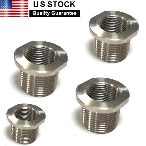 4 Pack Premium Thread Adapter 1/2x28 to 5/8x24 Stainless Steel | eBay