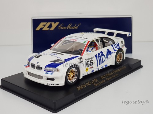 Slot Car Scalextric Fly 88013 A286 BMW M3 GTR 2001 #66 Belcar ...