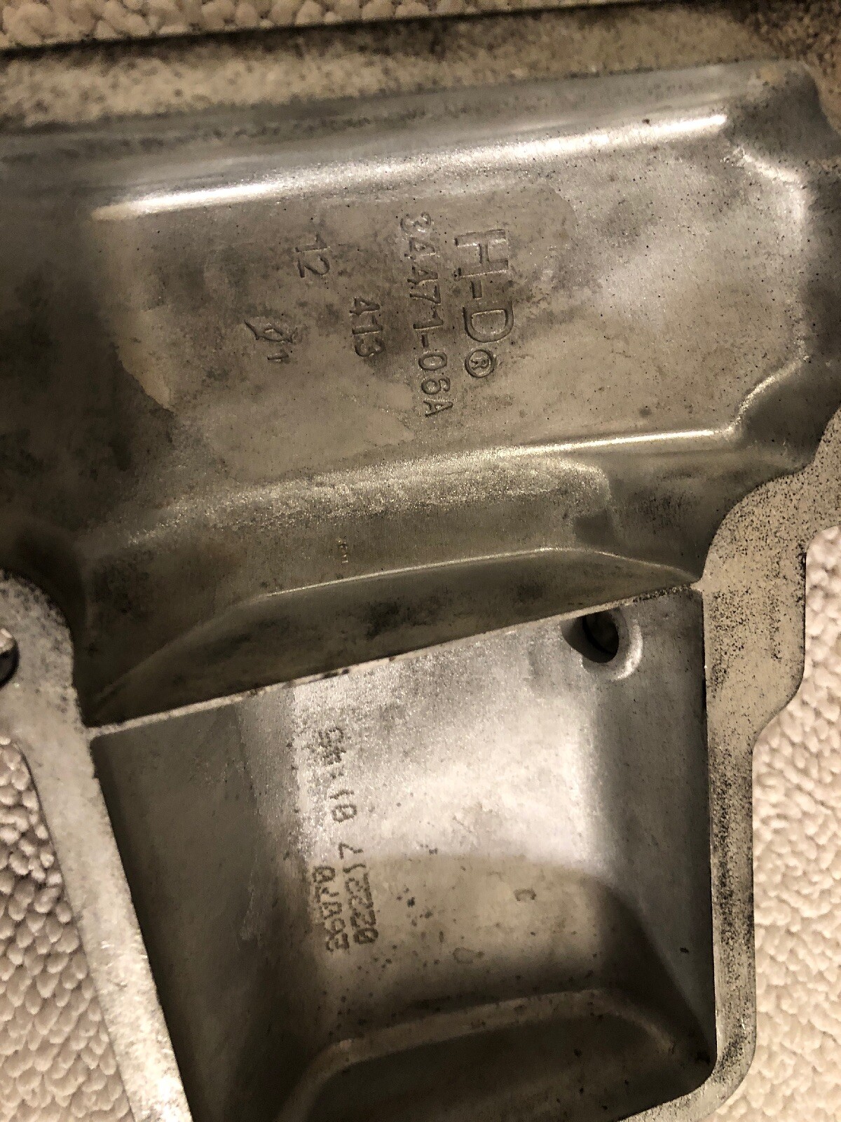 Harley transmission cover-6 speed set GLOSS BLACK POWDER COAT 2007-2018 ...